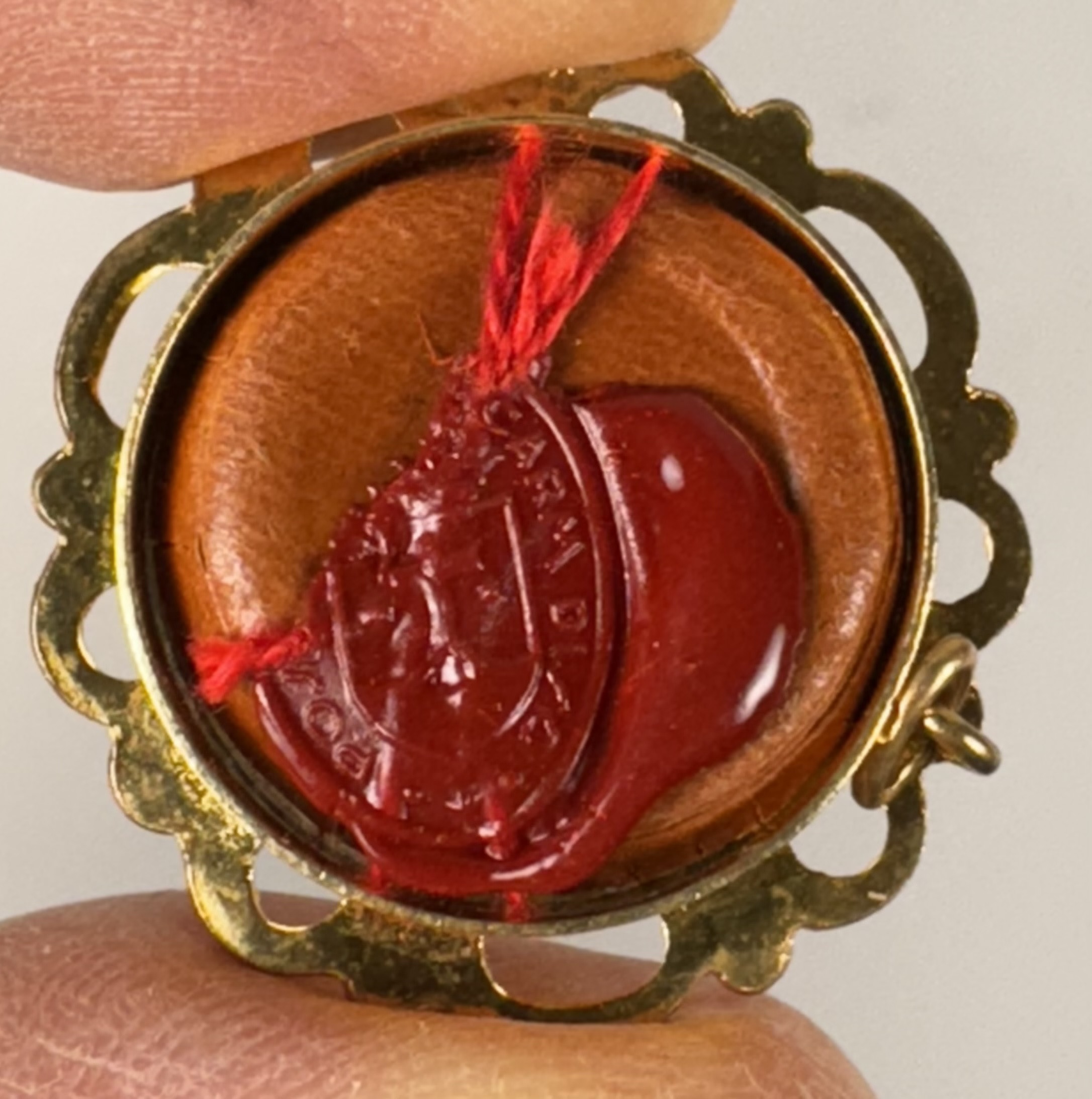 Russian Store - 1987 Documented reliquary theca with relic of St ...