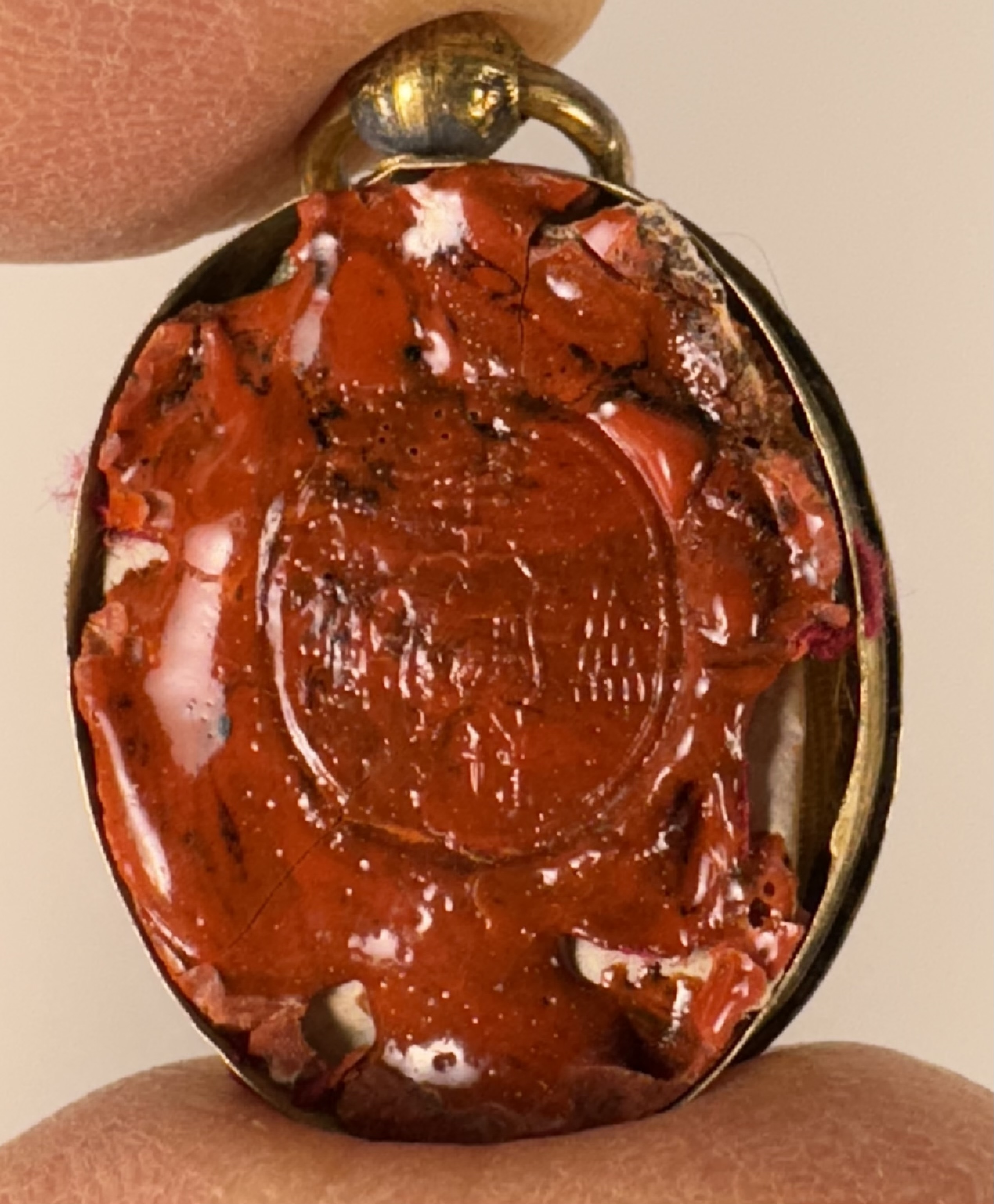 Russian Store - 1857 Documented reliquary theca with 3 relics of Christ ...