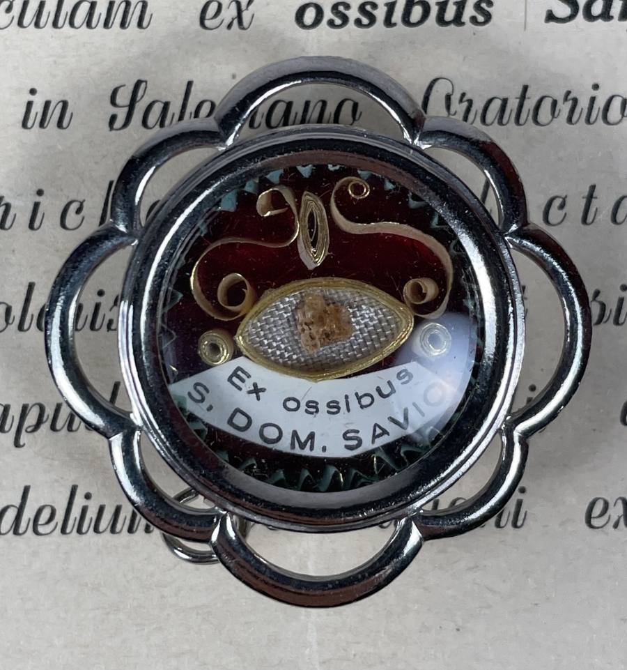 Russian Store - Documented reliquary theca with relics of Saint Dominic ...